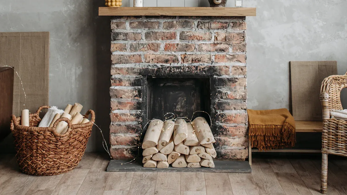 DIY Red Brick Fireplace Makeovers: Modern Design Ideas & Photos
